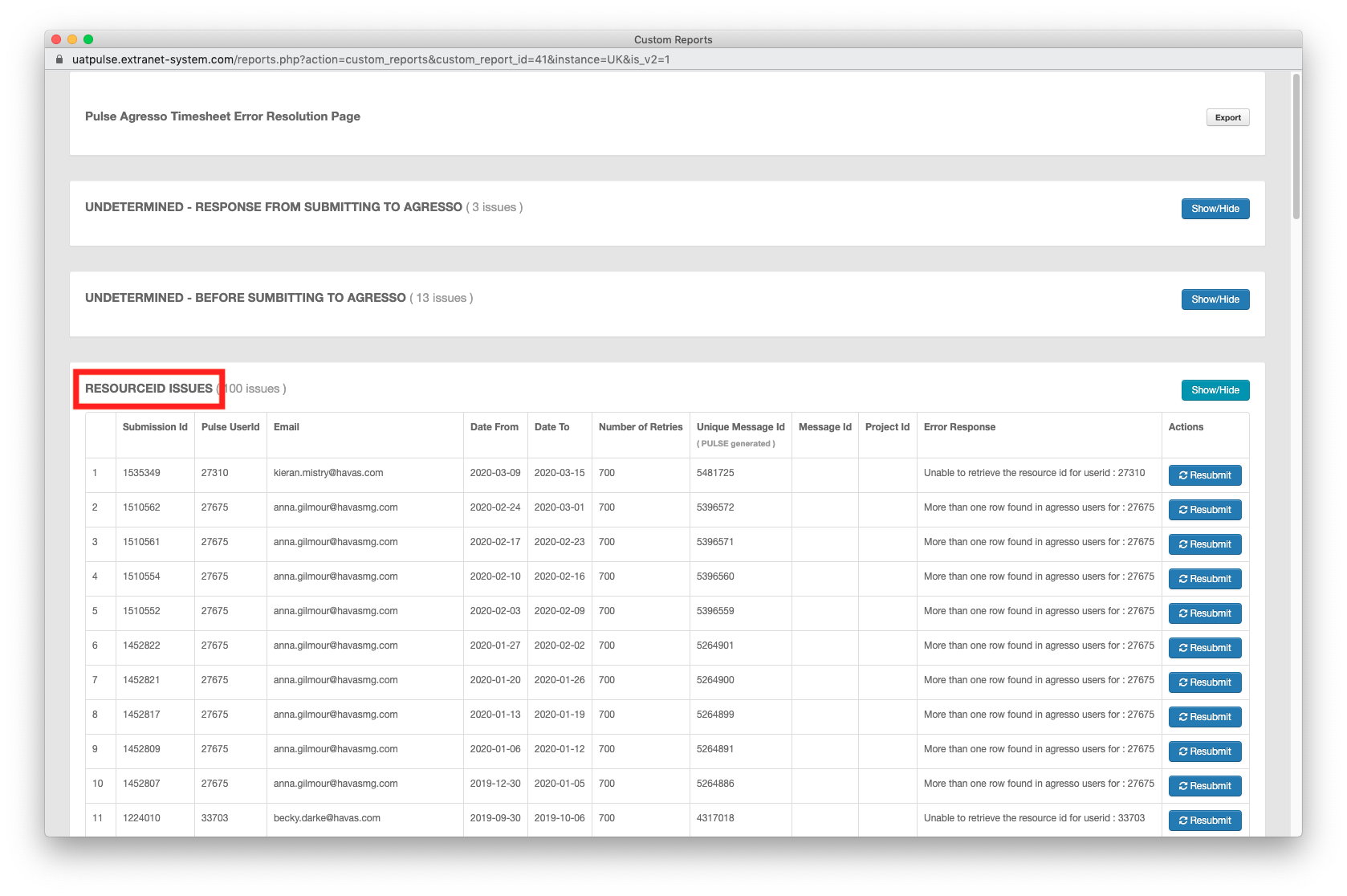 Resolving Timesheet Submission Errors with the Timesheet Error ...