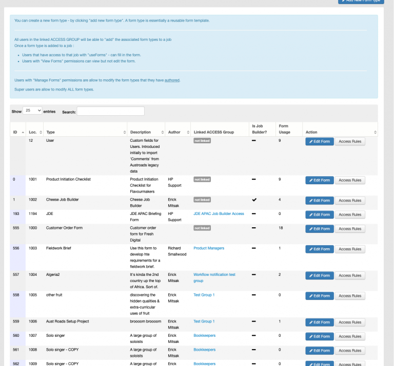 Pulse Form Manager - Pulse Project Management Software