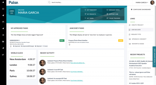 How to adjust your Home Dashboard - Pulse