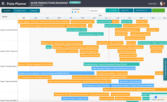 Pulse Planner: 'Convert to Real Project' - Pulse