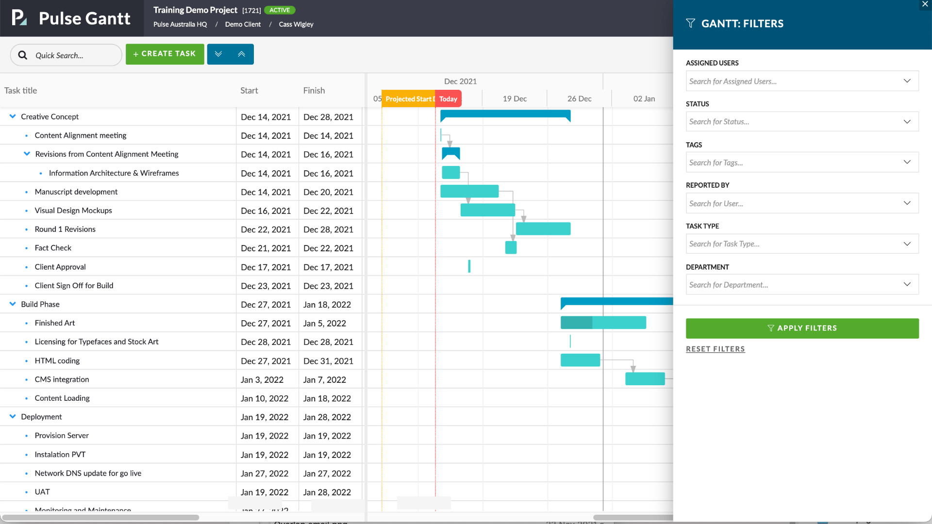 Introducing the improved Gantt Chart with 4 new features - Pulse