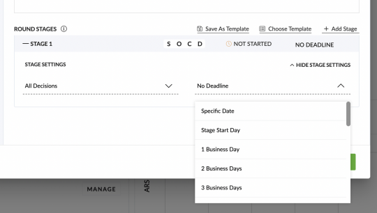Review Settings - Pulse Project Management Software