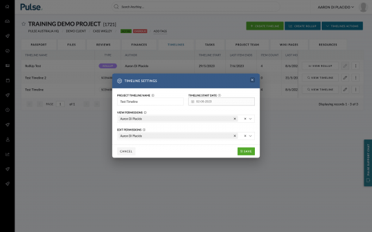 Managing Your Timelines - Pulse Project Management Software
